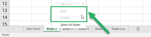 How to Hide Worksheets and Tabs in Excel (With Password)