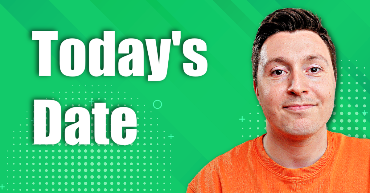 Today s Date In Excel Function And Formula Examples 2024 