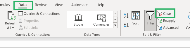 How To Clear All Filters In Excel In 1 Minute 2023 