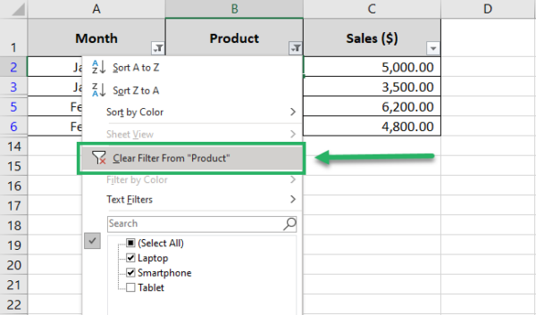 How To Clear All Filters In Excel In 1 Minute 2023 