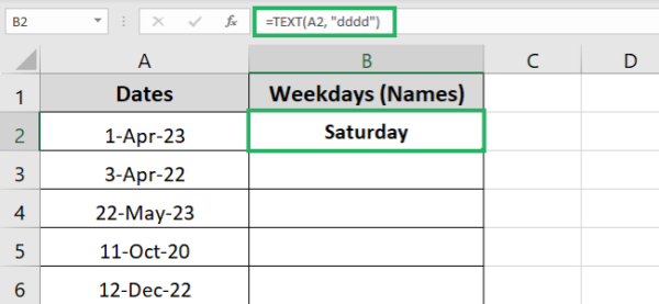 Day of Week in Excel: WEEKDAY Function Explained (2023)