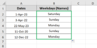 Day of Week in Excel: WEEKDAY Function Explained (2023)