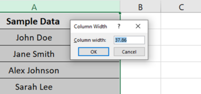 How to Adjust Column Width in Excel: Step-by-Step