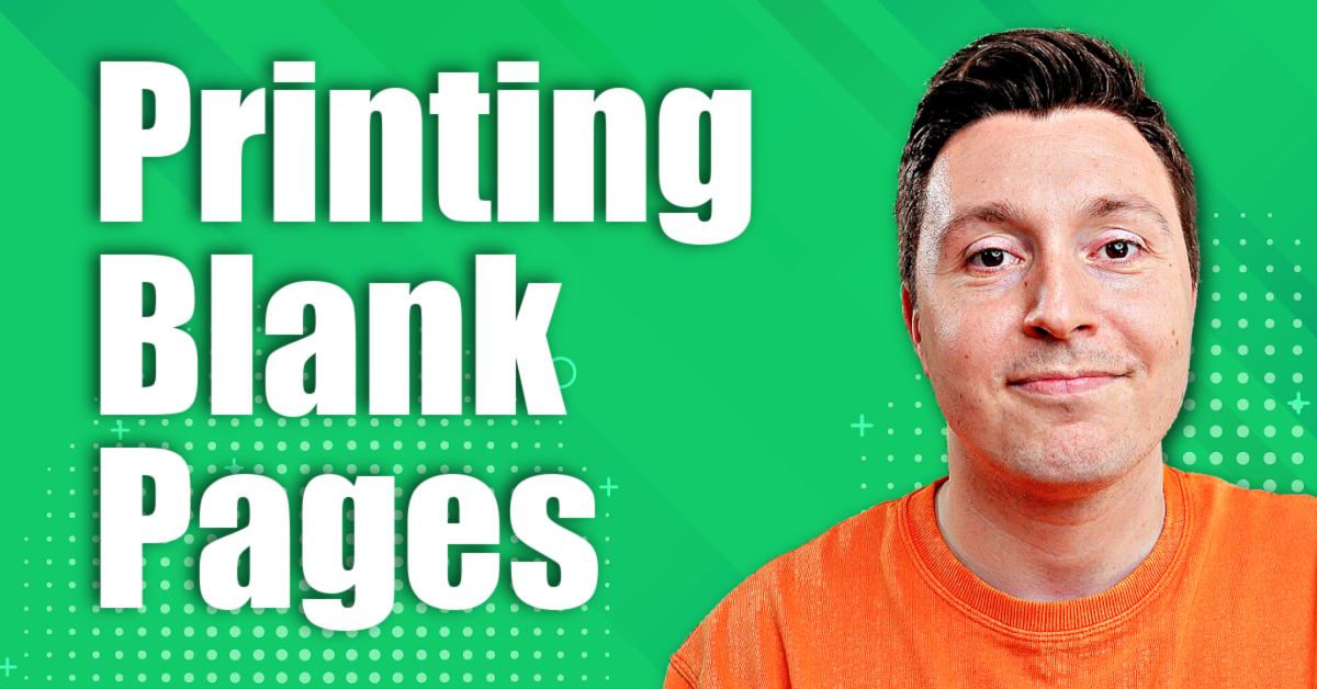 STOP Excel From Printing Blank Pages Step by Step 2023 