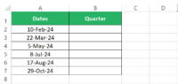 How to Calculate Quarter From a Date (Excel Formula)