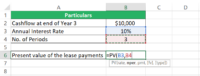 How to Calculate Present Value (Excel Function PV)