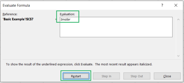How to Use the "Evaluate Formula" Feature in Excel