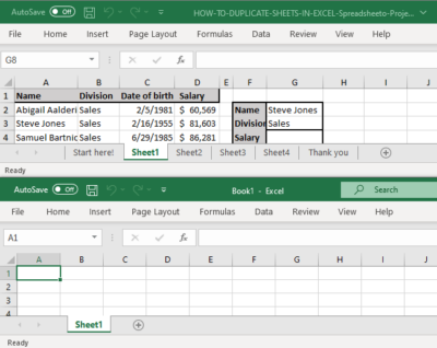 How to Duplicate a Sheet in Excel (3 Methods)