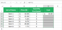 How to Drag a Formula Down in Excel (Fastest Way)