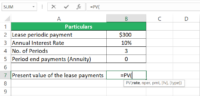 How to Calculate Present Value (Excel Function PV)