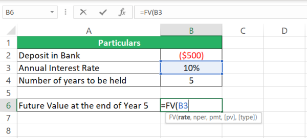 How to Calculate Future Value in Excel (FV Function)