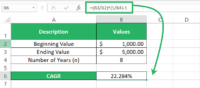 How to Easily Calculate CAGR (Using Excel Formulas)