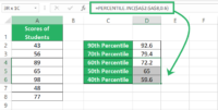 How to Calculate Percentiles in Excel Fast (Formula)