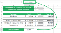 How to Use The ROI Formula in Excel (Step-by-Step)