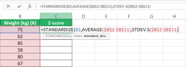 How to Calculate a Z-Score in Excel (Formula Guide)