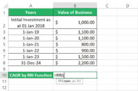 How to Easily Calculate CAGR (Using Excel Formulas)