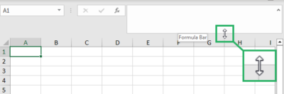 How to Instantly Expand The Formula Bar in Excel