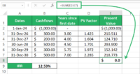 How to Use the XIRR Function in Excel (Explained Easy) - Spreadsheeto