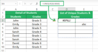 How to Find Unique Values in Excel (UNIQUE Function) - Spreadsheeto