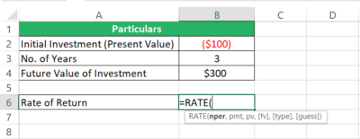 How to Use the RATE Function in Excel (Interest Rate) - Spreadsheeto