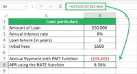 How to Calculate APR in Excel (Easy Examples) - Spreadsheeto