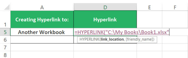 How to Use Excel's HYPERLINK Function (Examples) - Spreadsheeto