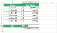 How to Use the XIRR Function in Excel (Explained Easy) - Spreadsheeto