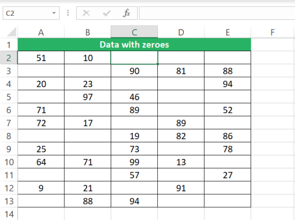 How To Leave Excel Cells Blank If They Return Zero Spreadsheeto 8280