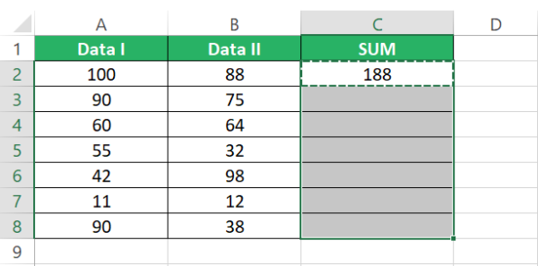 How to Apply an Excel Formula to Multiple Cells - Spreadsheeto