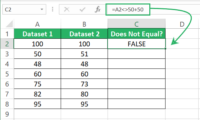 How to Use "Does Not Equal" in Excel (Easy Solution) - Spreadsheeto