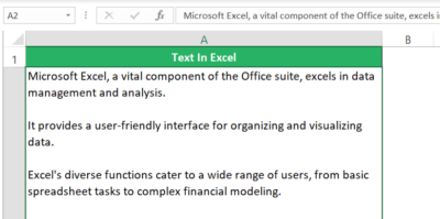 How to Insert Line Breaks Correctly in Excel Formulas - Spreadsheeto