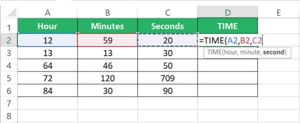How to Calculate Time in Excel (TIME Function) - Spreadsheeto