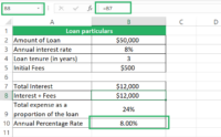How to Calculate APR in Excel (Easy Examples) - Spreadsheeto