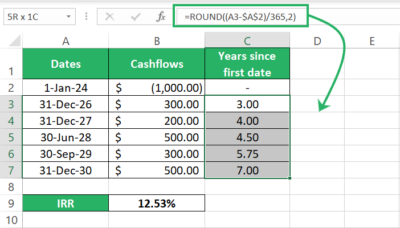 How to Use the XIRR Function in Excel (Explained Easy) - Spreadsheeto