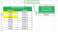 How to Find Unique Values in Excel (UNIQUE Function) - Spreadsheeto