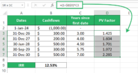 How to Use the XIRR Function in Excel (Explained Easy) - Spreadsheeto