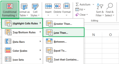 How to Fill Color in Excel Cell Using a Formula - Spreadsheeto