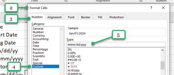 How to Change Date Format in Excel (The Easy Way) - Spreadsheeto