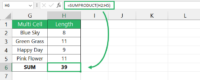 How to Count Characters in Cells (Excel Formula) - Spreadsheeto