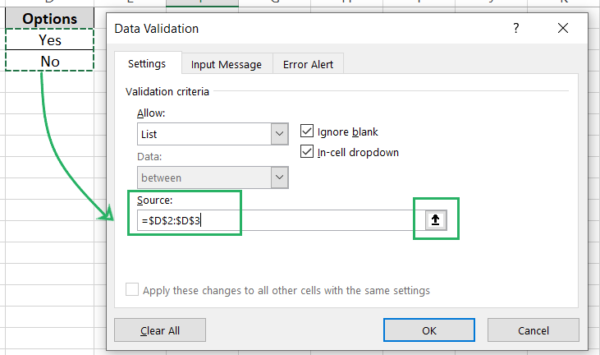 How to Add Yes or No Options in Excel (Drop-down & Box) - Spreadsheeto