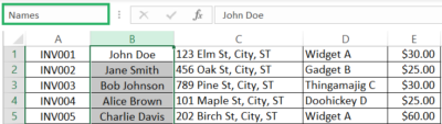 How to Name Columns in Excel (The Easiest Method) - Spreadsheeto