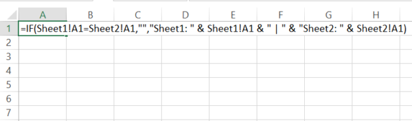 How to Compare 2 Excel Files (Matches & Differences) - Spreadsheeto
