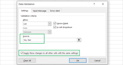 How to Add Yes or No Options in Excel (Drop-down & Box) - Spreadsheeto