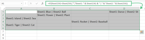 How to Compare 2 Excel Files (Matches & Differences) - Spreadsheeto