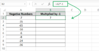 How to Change Negative Numbers to Positive in Excel - Spreadsheeto