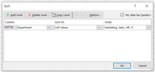 How to Sort Multiple Columns in Excel (Many Examples) - Spreadsheeto