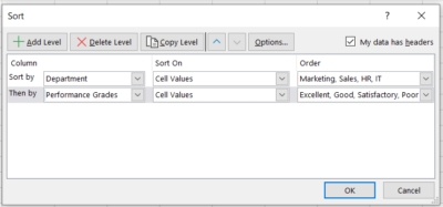 How to Sort Multiple Columns in Excel (Many Examples) - Spreadsheeto
