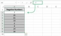 How to Change Negative Numbers to Positive in Excel - Spreadsheeto