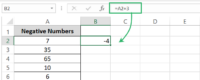 How to Change Negative Numbers to Positive in Excel - Spreadsheeto