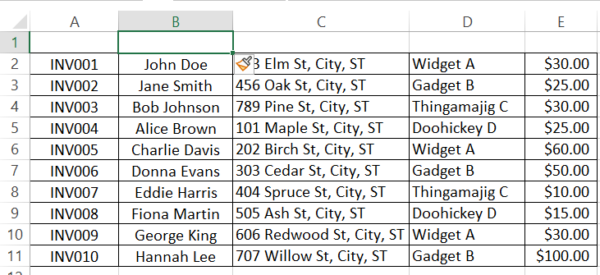 How to Name Columns in Excel (The Easiest Method) - Spreadsheeto